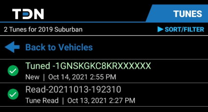 Applying the Latest Tune from Your Tuner