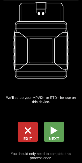Initial Device Setup (Apple iOS)